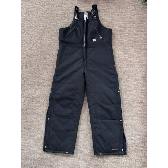 Carhartt | Pants | Carhartt Men Insulated Bib Overalls Extremes Quilt ...